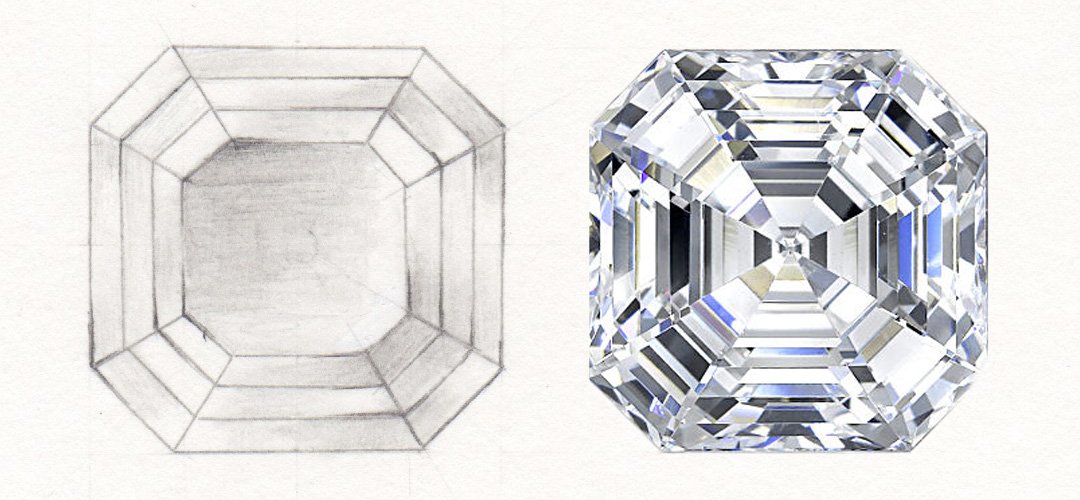 Diamond Shape Sketch